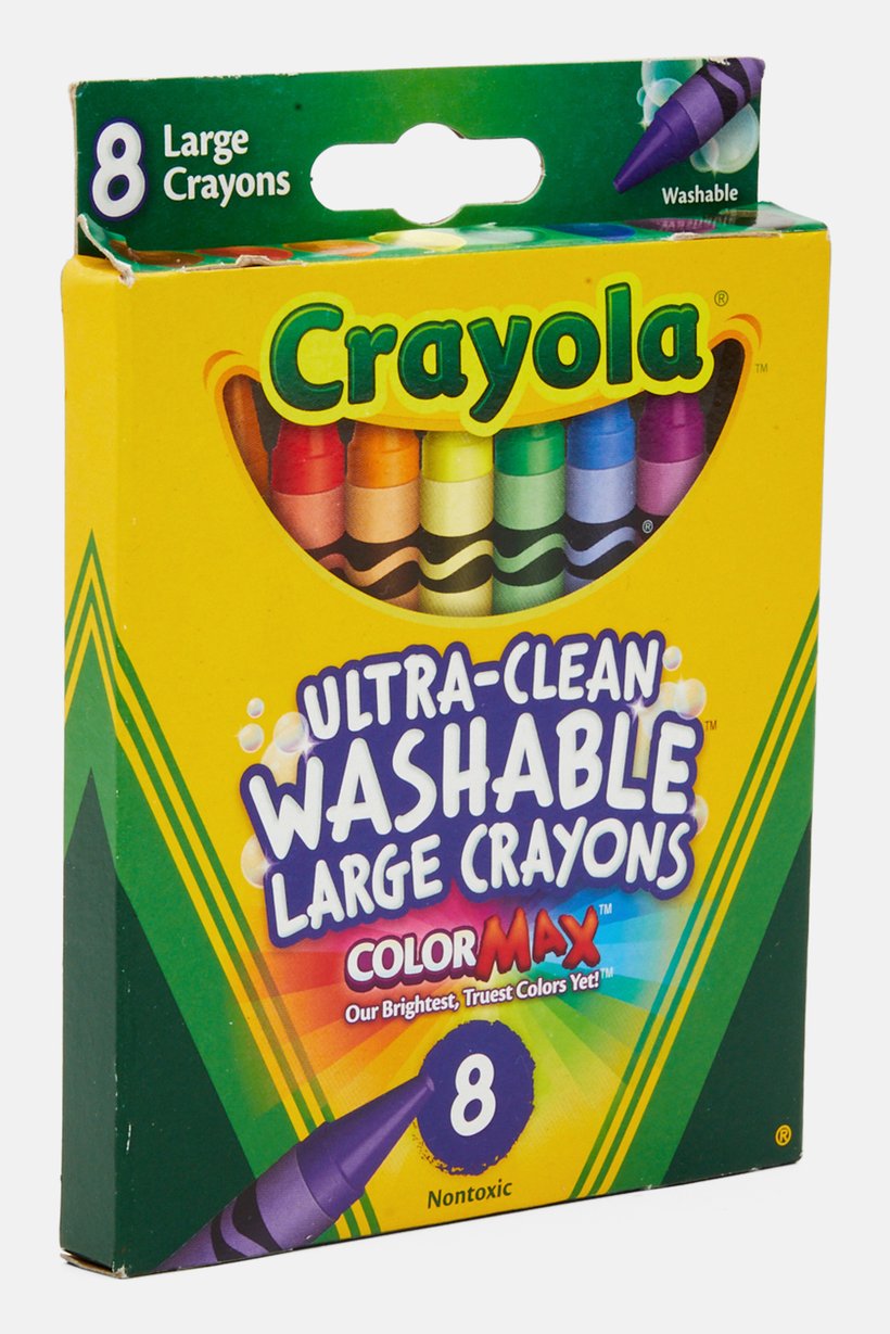 Buy Crayola large washable crayons 8 yellow combo Online | Brands For Less